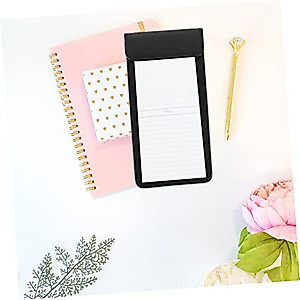 Cabilock 2pcs Bill Folder Letter File folders Server Notepad Office Supplies folders a4 hardboard Pocket clipboard Bill Book Paper clipboard Clip Boards exam Paper Clips Splint