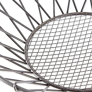 DII Metal Kitchen Storage Collection Farmhouse Stand 3-Tier Hanging Fruit Basket, Satin Nickel