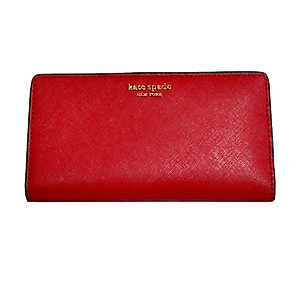 Kate Spade New York Cameron Large Slim Bifold Wallet (Rosso)