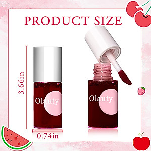 Lip Tint Stain Set,Matte Velvet Lip Tint Watery Lip Stain,Lip & Cheek Tint Moisturizing Mini Liquid Lipstick,Plump Lip Gloss Long-lasting Waterproof Lip Tint Non-Sticky Tinta De Labios (01#)