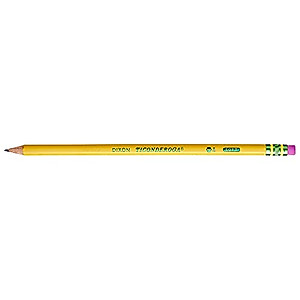 Ticonderoga Wood-Cased Pencils, Pre-Sharpened, 2 HB Soft, Yellow, 18 Count