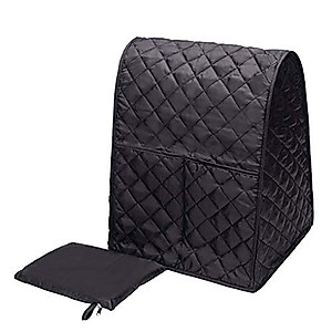 Black Stand Mixer Cover, Kitchen Aid Mixer Covers for Kitchenaid Hamilton Mixers, Dust Cover with Organizer Bag Fits All Tilt Head & Bowl Lift Compatible 5-8 Quart Models