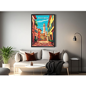 Ravenna Travel Print | Ravenna Travel Poster | Ravenna Illustration | Ravenna Print | Ravenna Wall Art | Italy Poster | Italy Décor |