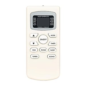 ALLIMITY GYKQ-34 Replaced Remote Control Fit for Soleus TM-PAC-08E3 Air Conditioner and Black Decker BPACT10WT BPACT12WT Room Air Conditioner
