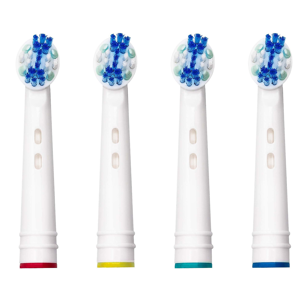 Flossing Action Replacement Brush Heads, Compatible with Braun Oral-B Electric Toothbrush - 4 Pack