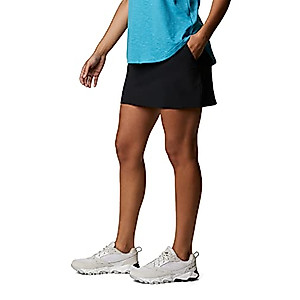 Columbia Women's Pleasant Creek Skort, Black, Large