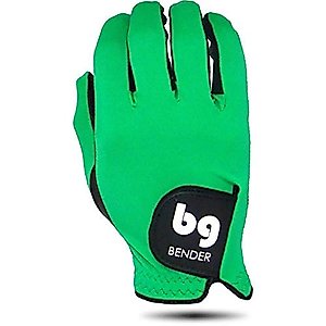 BG Bender Golf Glove | Wear On Right | (Green, Mens Small)