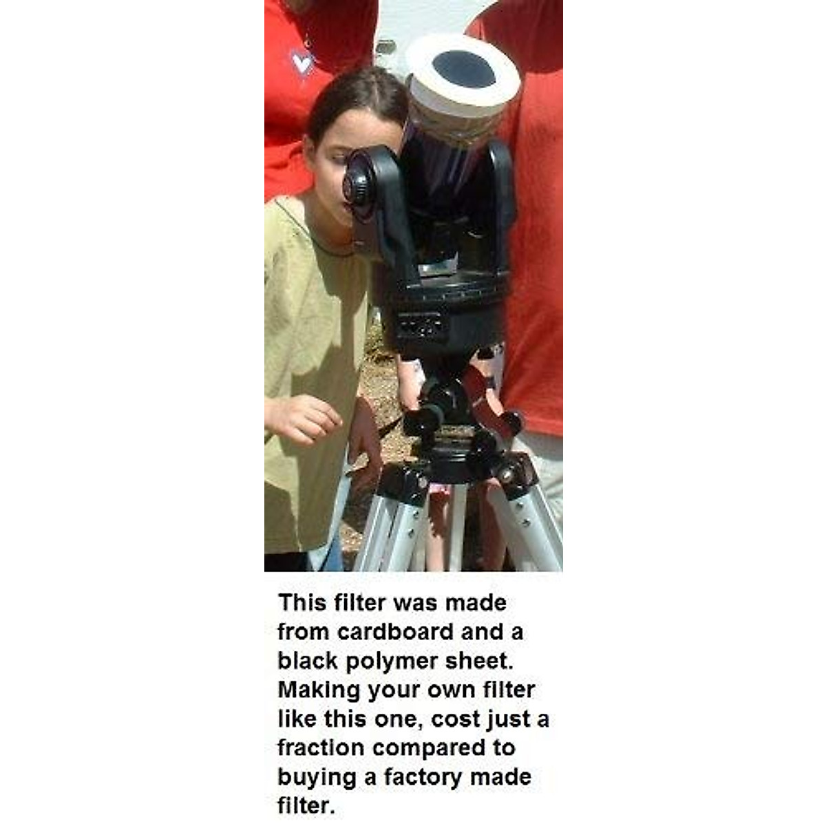 8"x8" Solar Filter Sheet for Telescopes, Binoculars and Cameras