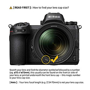 2 Pack JJC 72mm Front Lens Cap Cover with Deluxe Cap Keeper for Canon EF 35mm f1.4L, Nikon Z 24-70mm f4 S, Fujifilm XF 16-80mm f4, Sigma 18-35mm f1.8L Lens & Other Lenses with 72mm Filter Thread