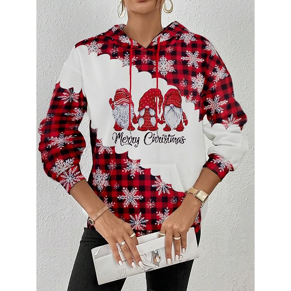 FAYALEQ Christmas Sweatshirt Women Christmas Believe Tree Shirt Xmas Vacation Graphic Casual Long Sleeve Pullover Tops Blouse