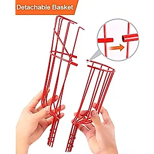 FLY HAWK Fruit Picker Tool, a 8-Foot-Long Fruit Picker Equipped with Optional Splicing of Lightweight Stainless Steel to Pick Apples, Oranges and Fruit Trees (8 Foot)