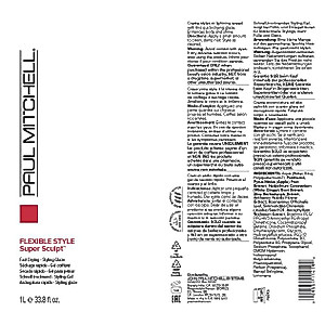 Paul Mitchell Super Sculpt Styling Liquid, Fast-Drying, Flexible Hold, For All Hair Types, 33.8 fl. oz.