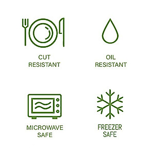 Stalkmarket 100% Compostable Natural Plant Fiber 5-Compartment Tray, 500-Count Case
