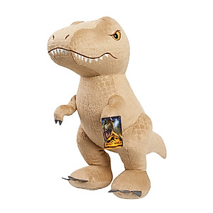 Just Play Jurassic World Jumbo 17.5-inch T Rex Plush Stuffed Animal, Kids Toys for Ages 3 Up, Amazon Exclusive