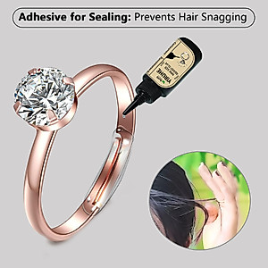 Innovative Ring Size Adjuster Adhesive with UV Light- Adjusts Any Ring Size, Easy Application & Removal, Ring Size Adjuster for Loose Ring, Ring Adjuster Glue, Ring Sizer, Ring Guards