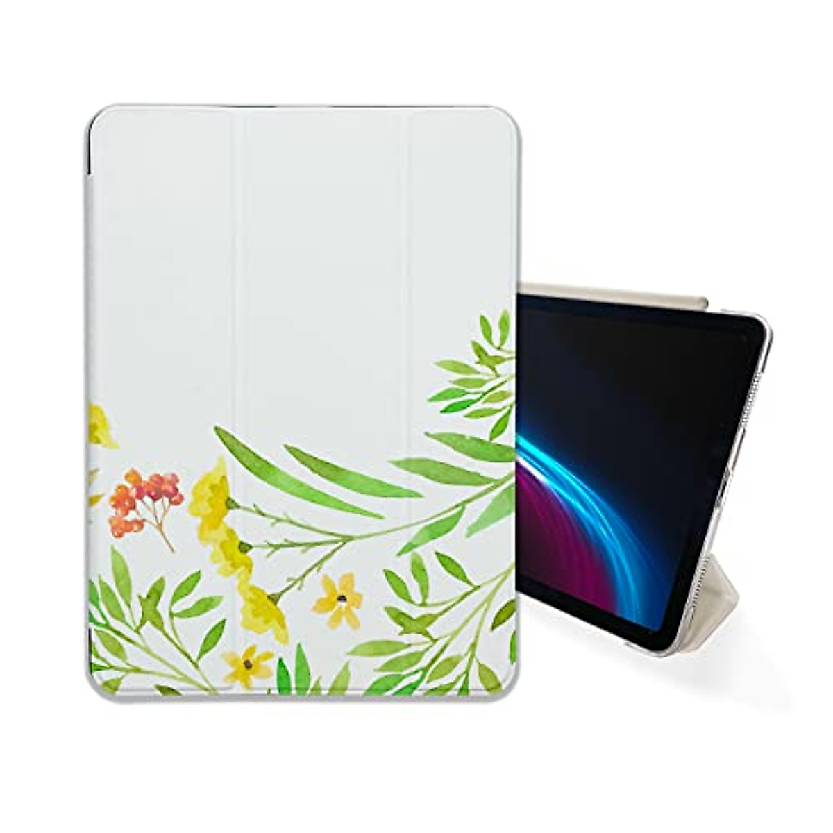 Cute Wildflower Kawaii Plants case Compatible with iPad Mini Air Pro 7.9 8.3 9.7 10.2 10.9 11 12.9 inch Pattern Cover New 2022 2021 Trifold Stand 3 4 5 6 7 8 9 Generation 481 (10.2" 7/8/9 gen)