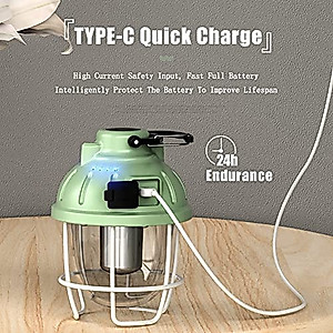 MAKIVI Camping Lantern,Tent Lights,Rechargeable IPX4 Waterproof Lights LED Light,3 Light Color 7 Light Modes Lanterns