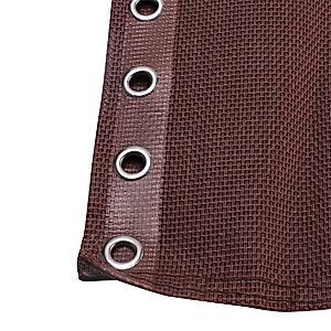 EKDJKK Chair Replacement Fabric, Anti Gravity Lounge Chair Cloth with Ropes, Chair Accessories Bungee Elastic Patio Recliner Chair(Brown)