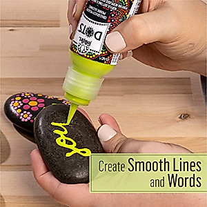 FolkArt, Paradise Pink Acrylic 2 fl oz Vibrant Multi-Surface Dot Paint Perfect for Easy to Apply DIY Arts and Crafts, 12039