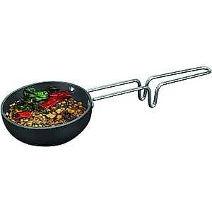 Belexy Nonstick Aluminum Tadka Pan, Scratch Resistant Coating - Mini Pan for Eggs, Spices, Melting Butter, Spice Heating, Tadka Frying Pan