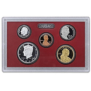 2010 S Silver Proof Set with damaged box Various US Mint Proof