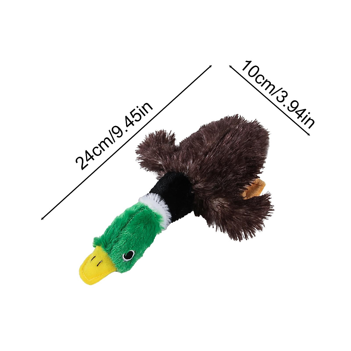 MCGOS Plush Animal Dog Toys, Squeaky Stuffed Animal Toys, Durable Squeaky Teething Dog Toys, Interactive Soft Plush Puppy Chew Toy, Pet Toys, for Small, Large Dogs Boredom Relief, Training, Playing