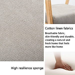 Accent Chair Armchair Upholstered Living Room Chairs Modern Club Chair Guest Reception Couch Comfy Single Sofa for Reading Bedroom (Color : F)