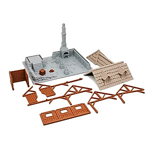 Outland Tactics War Games Miniatures Dwarf Blacksmith Shop & Figure Set 28mm