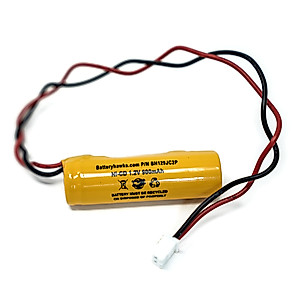 (10 Pack) OSA268 Custom-332 ELB CS01 EXR LED EL M6 AA900mAh 1.2v Ni-CD AA 900mAh 1.2v Battery Exit Sign Emergency Light BST D-AA900BT