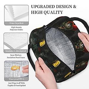 Unisex Travel Lunch Bag for Women Girls Classic Lunch Box Fashion Lunch Cooler Bags for Work/School/Picnic/Office/Hiking/Outdoor/Camping/Fishing