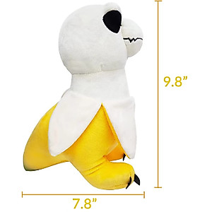 Enivtfz Bananasaurus Rex Plush Banana Dinosaur Stuffed Animal T-Rex Toy Cute Fruit tyrannosaur Plushie Doll Figures Birthday Gift for Kids Girls and Boys 9.8"