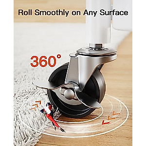 Pipishell 3-Tier Rolling Cart, Metal Utility Cart with Pegboard, Lockable Wheels & U-Shaped Handle, Storage Cart with 2 Hanging Cups & 4 Hooks for Living Room, Bedroom, Kitchen, Office (White)