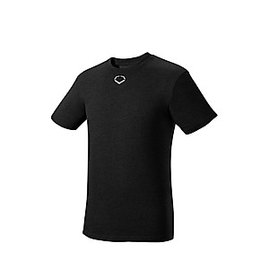 EvoShield Youth Heather Short Sleeve Tee - Black, Medium