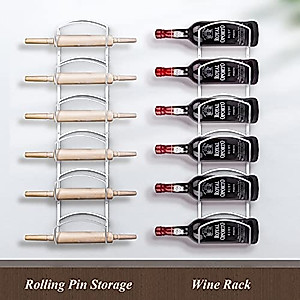 CANYAVE Towel Racks for Bathroom, Towel Rack Wall Mounted Bathroom Towel Holder, Towel Storage for Rolled Bath Shower Hand Towel, 3 Levels x 2pcs (Silver)