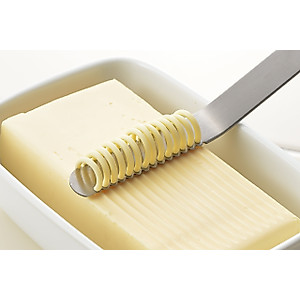 Yoshikawa EAtCO NULU Butter Spreader, Silver