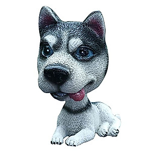 Veemoon -Head Dog Toy Nodding Dog Car Ornaments for Dashboard Dog Decked Accessories Pug Ornament Pug Toys Dog Car Accessories Car Decoration Cartoon Ornaments Bobblehead Doll Bobble Dog