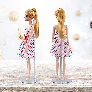 AUEAR, 10 Pack Stands Display Holder Support for 11" to 13" Stent Model Stand Accessories (Transparent)