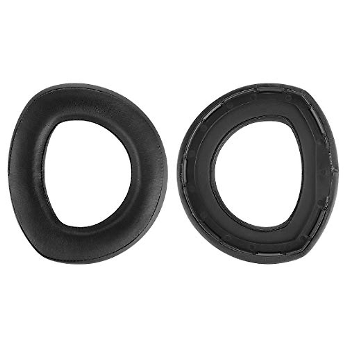 Geekria Elite Sheepskin Replacement Ear Pads for Sennheiser HD800 Headphones Headphones Earpads, Headset Ear Cushion Repair Parts (Black)