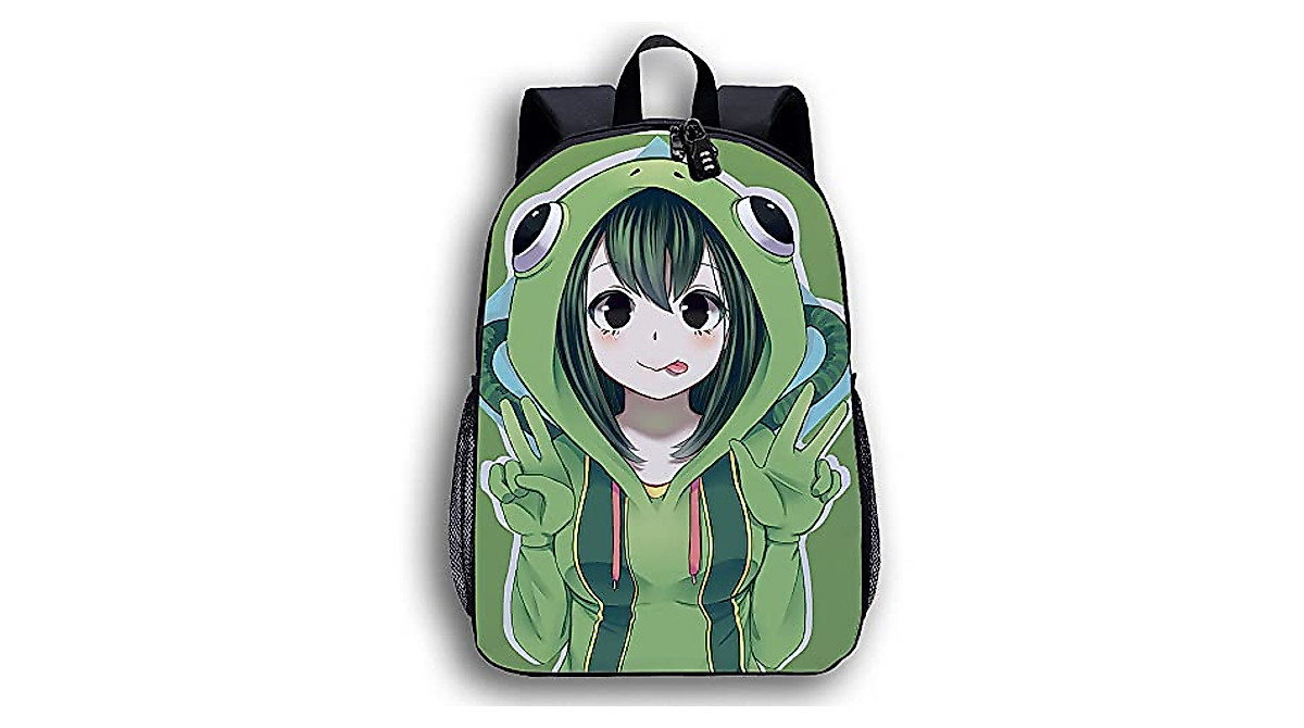 MHA Tsuyu Backpack Gift Set - Durable & Stylish for Fans