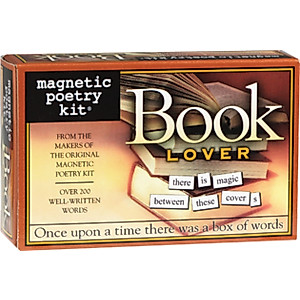 Magnetic Poetry - Book Lover Kit - Words for Refrigerator - Write Poems and Letters on The Fridge - Made in The USA