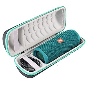 Khanka Hard Travel Case Replacement for JBL FLIP5 Flip 5 / Flip 6 Waterproof Portable Bluetooth Speaker (Teal)