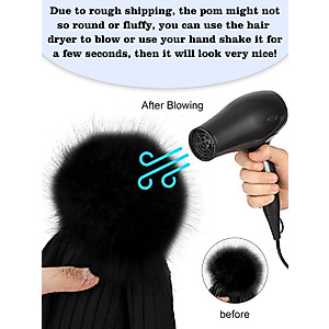 4 Pieces Womens Winter Satin Lined Knit Pom Beanie Hats Touchscreen Gloves Set