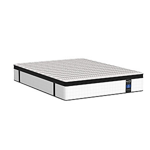 Inofia Queen Mattress, 10 Inch Hybrid Innerspring Double Mattress Cool Bed with Breathable Soft Knitted Fabric Cover, 101 Risk-Free Nights Trial