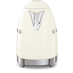 Smeg Cream Stainless Steel 50's Retro Variable Temperature Kettle