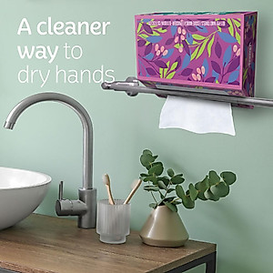 Kleenex Disposable Paper Hand Towels, Paper Hand Towels for Bathroom, 6 Boxes, 60 Hand Towels per Box (360 Total Towels)