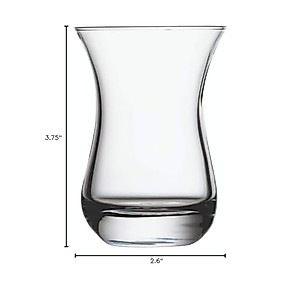 Restaurantware 5 Ounce Beer Tasting Glasses Set Of 6 Wide Rim Beer Flight Glasses - Fine-Blown Tempered Rim Heavy Base Dishwasher-Safe Clear Glass Mini Beer Glasses For Beers Ales or Samples