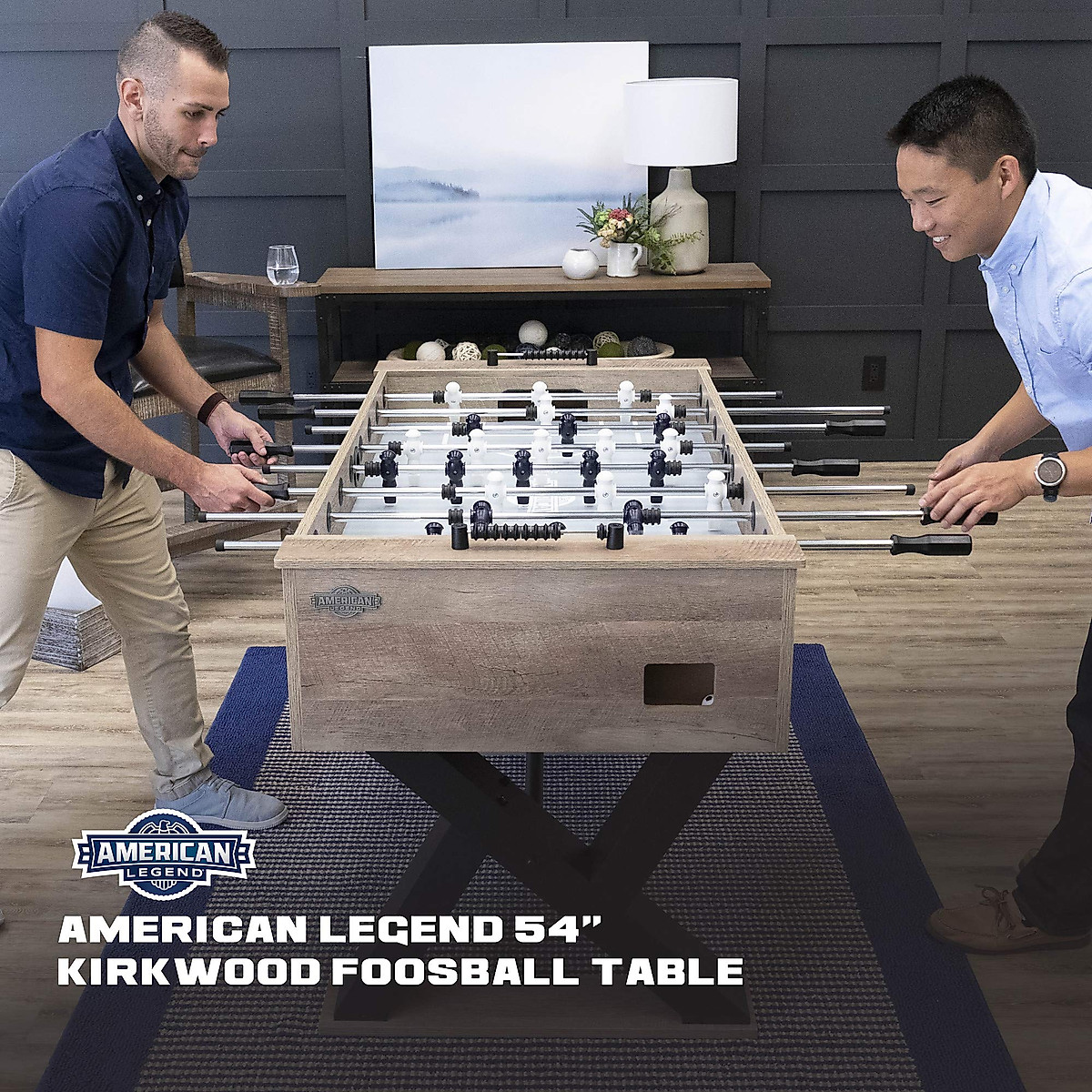 American Legend 54" Kirkwood Foosball Table, Grey