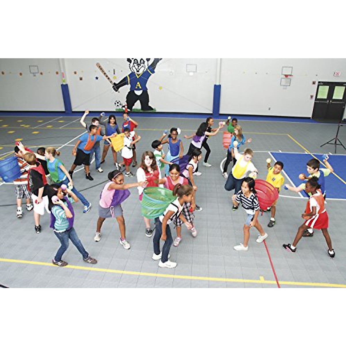 Sportime 6-Team Pursuit Ball Game, Set of 6 Goals and 72 Balls