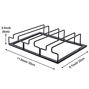 Wine Glass Rack, Under Cabinet Stemware Rack Wine Glass Holder Storage Hanger for Cabinet Kitchen Bar