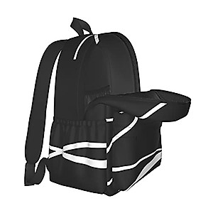 Shark Mouth teeth Backpack for laptop 15.6 inch funny Shark face Bookbag school bag for teens boys girls dayback for adult black